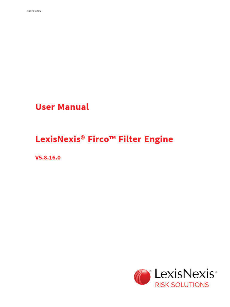 UserMan Firco Filter Engine V5.8.16.0 | PDF | Command Line Interface | Server (Computing)