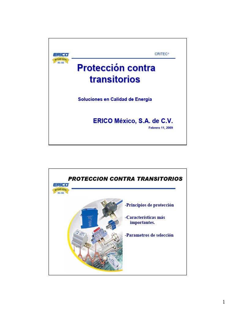 Fenomenos Transitorios ERICO | PDF | Electricidad | Ingenieria Eléctrica
