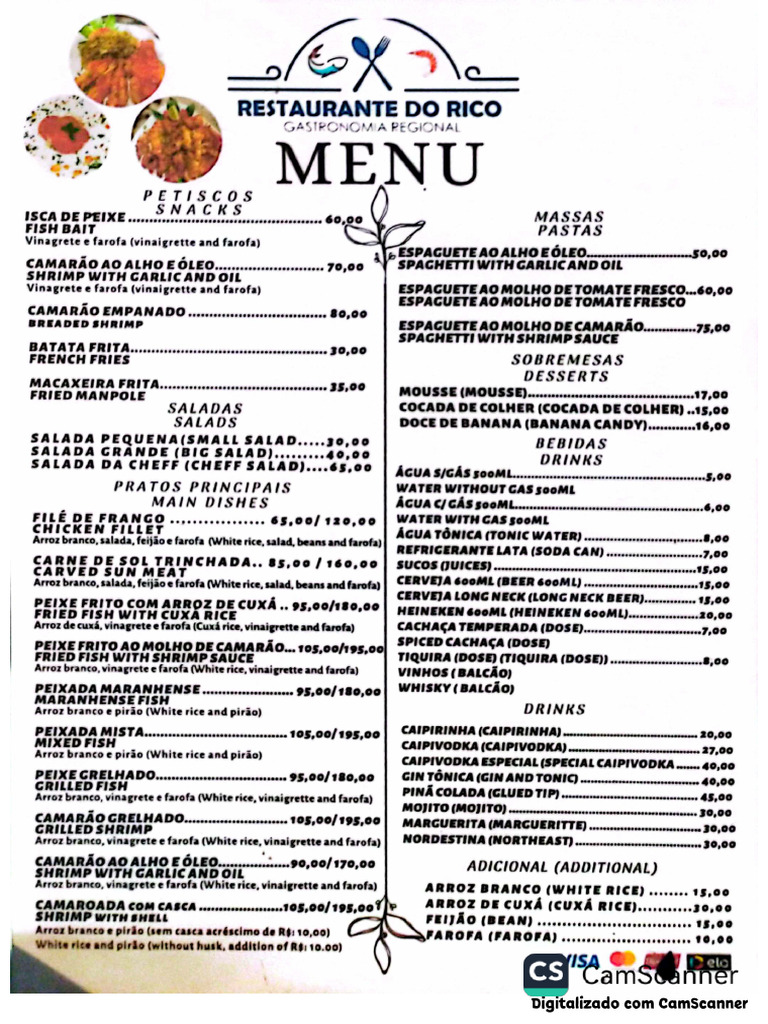 Menu Rico | PDF
