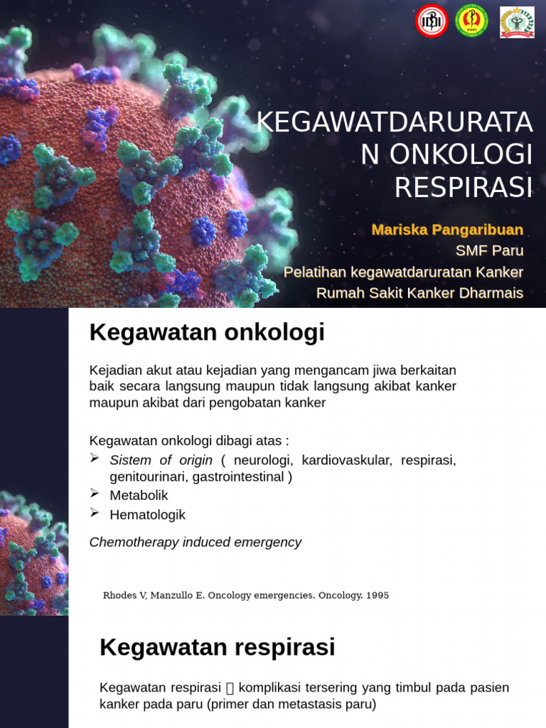 Pelatihan Kegawatdaruratan Onkology 2020 Final | PDF