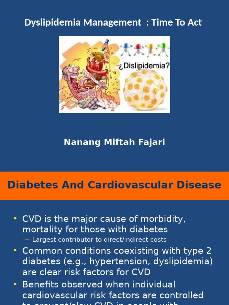 Lipid Presentation-RTD DR - Nanang | PDF | Cardiovascular Diseases | Cholesterol