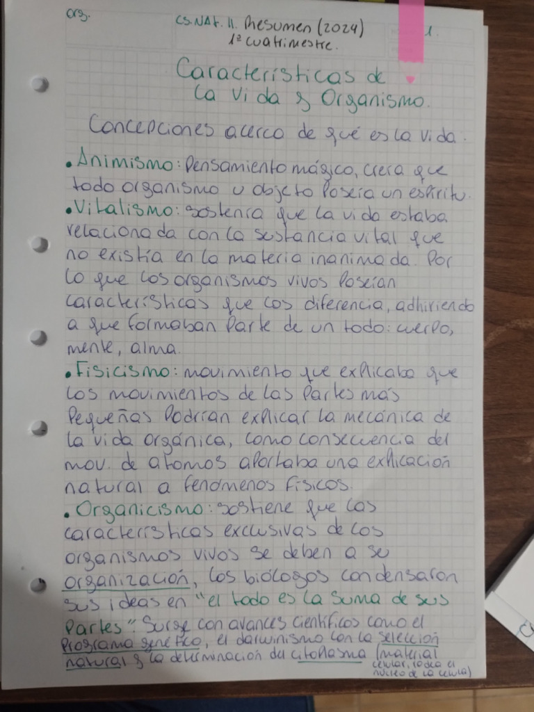 Resumen Cs Nat II 2024 | PDF