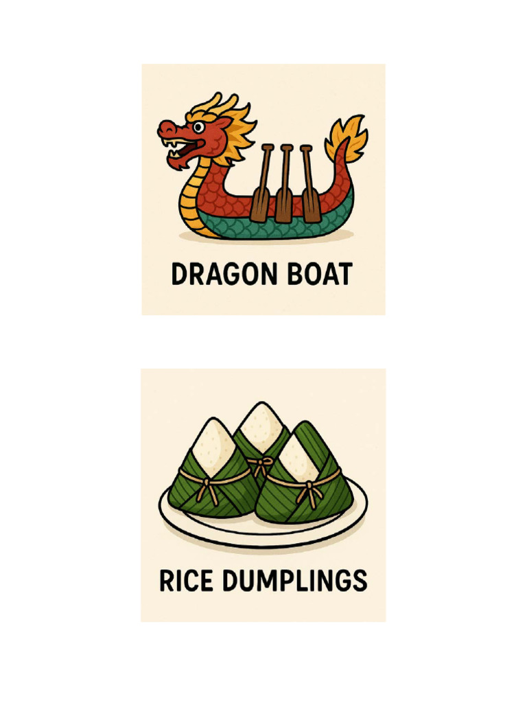 Dragon Boat Flashcards SM | PDF