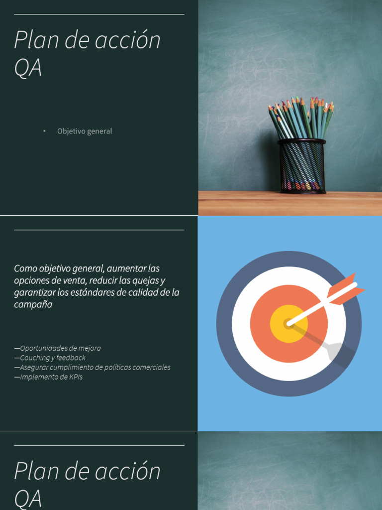 Plan de Acción QA1 | PDF