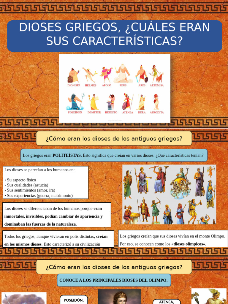 Ppt Dioses Griegos | PDF