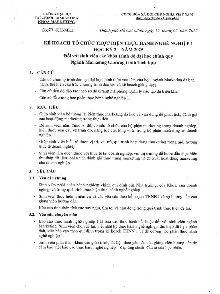 29 KH THNN 1 - TH HK2.2025 | PDF