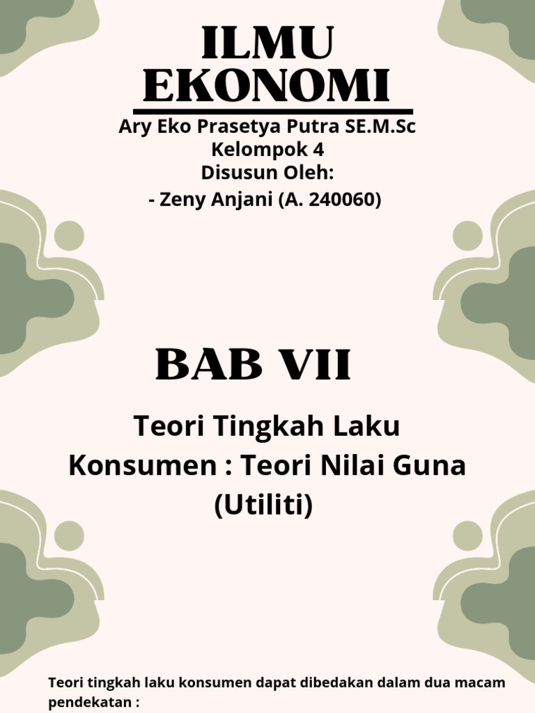 Hijau Pastel Abstrak Sederhana Presentasi Tugas Kelompok - 20250603 - 122028 - 0000 | PDF