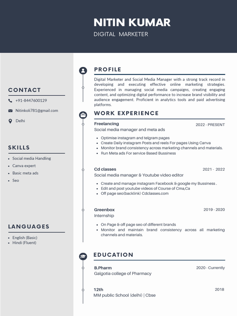 Nitin Resume 2025 | PDF
