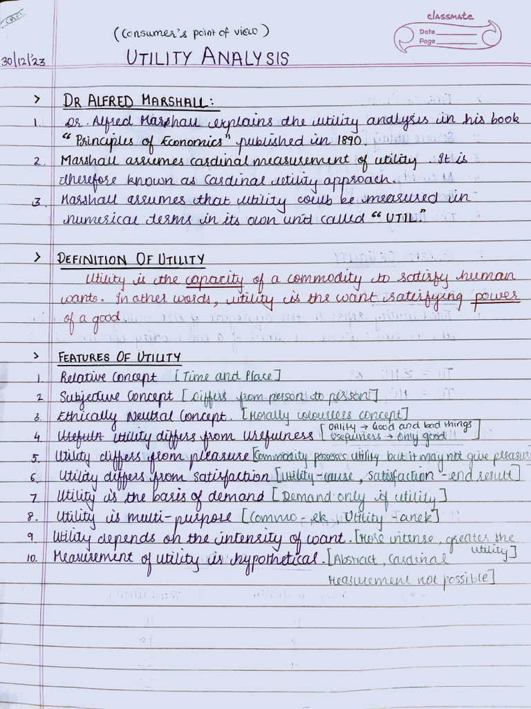 CHP 1 Utility Analysis | PDF