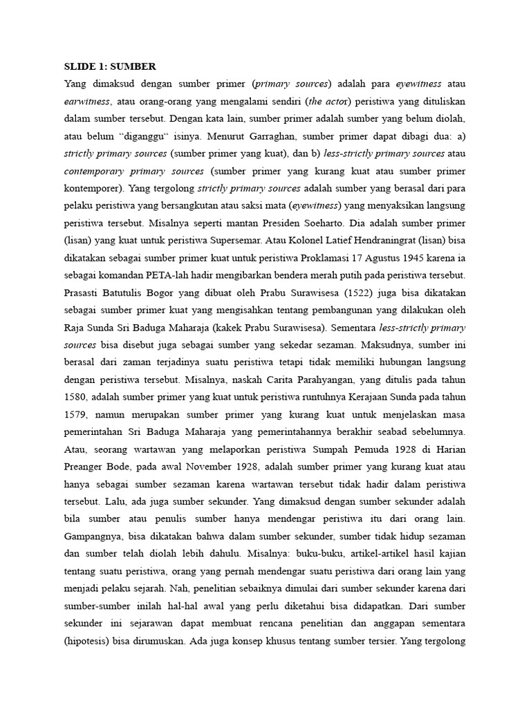 Metode Sejarah | PDF