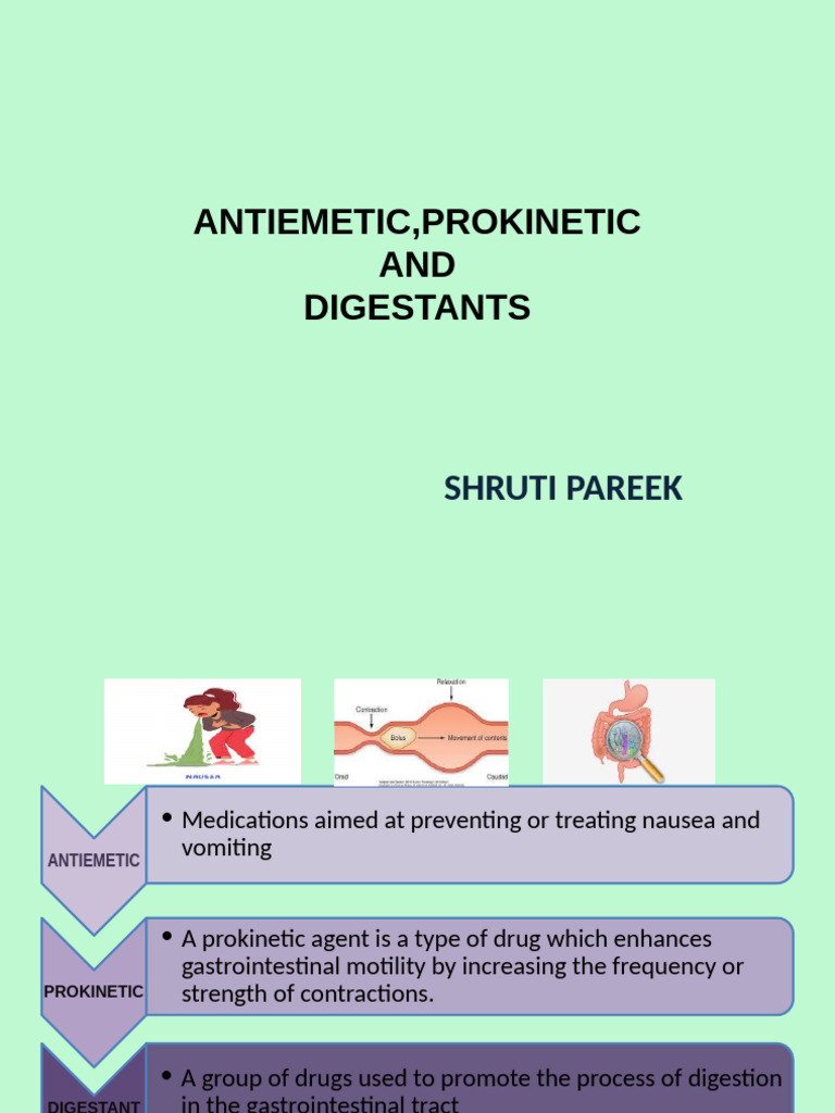 Antiemetic, Prokinetic PPTM | PDF | Vomiting | Nausea