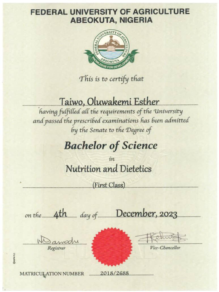 BSC Certificate | PDF