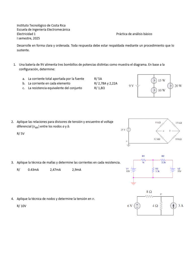 Ejercicios Basico | PDF