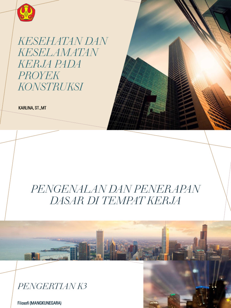 Kesehatan Dan Keselamatan Kerja Pada Proyek Konstruksi | PDF