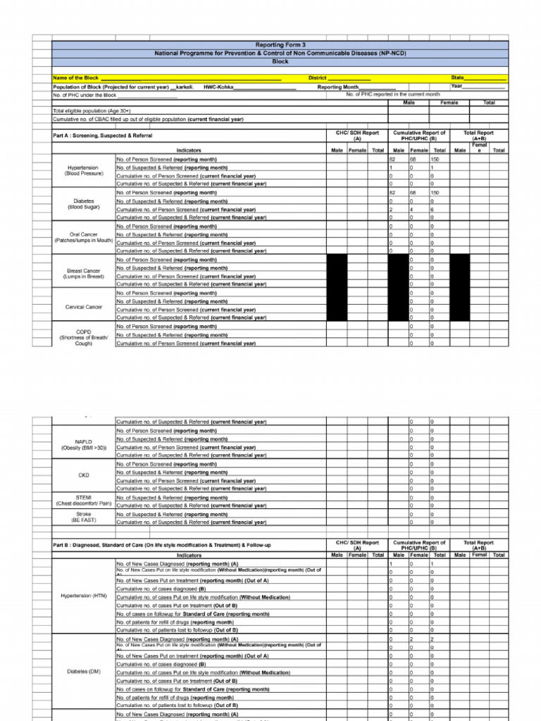 HWC Kohka Form 3 | PDF