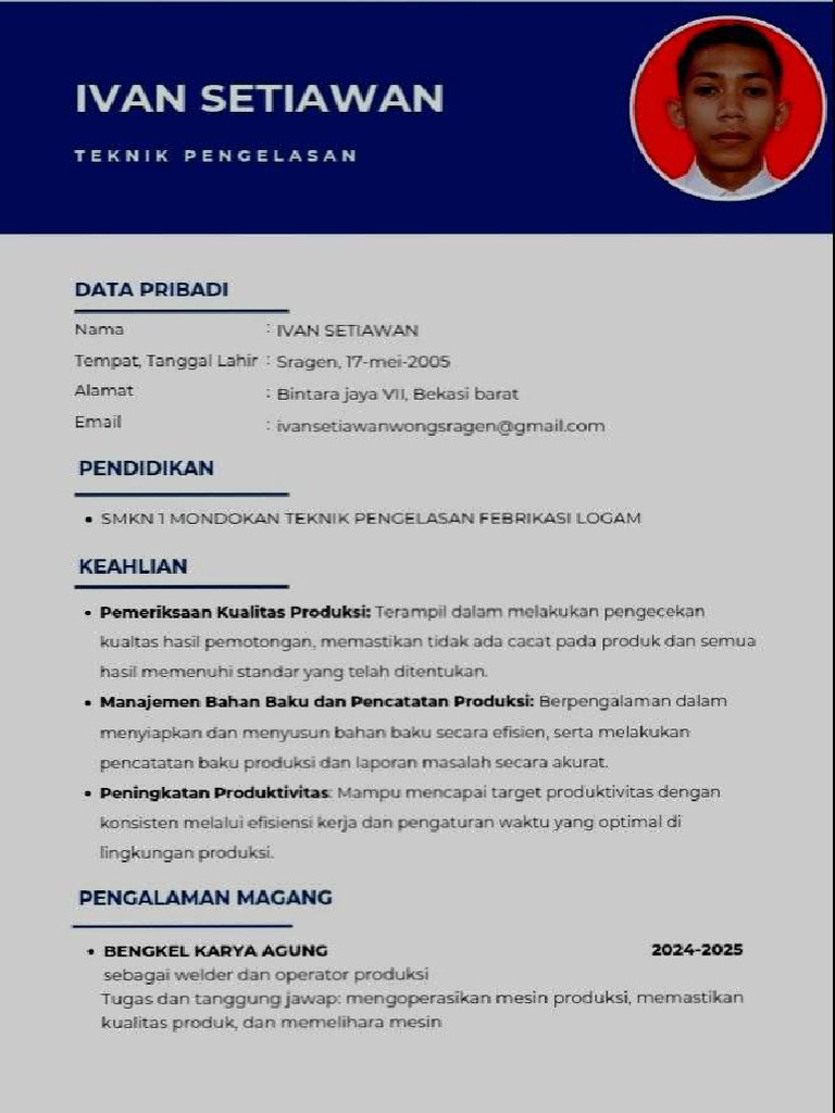 PDF Lamaran Kerja | PDF