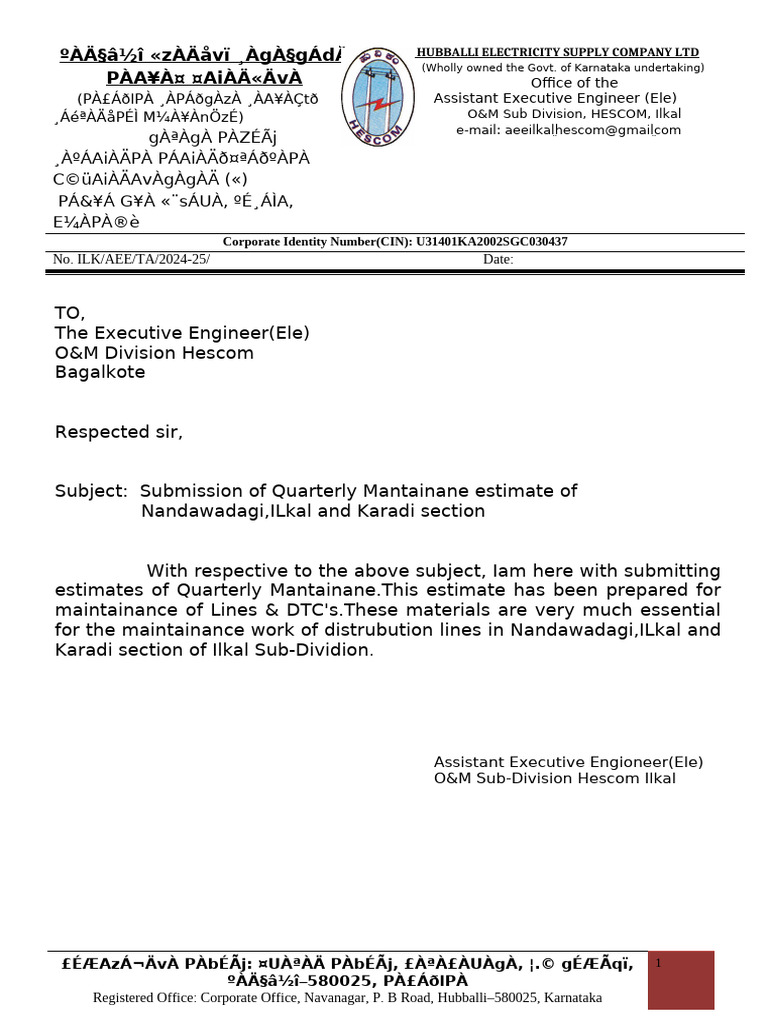 Covering Letter | PDF