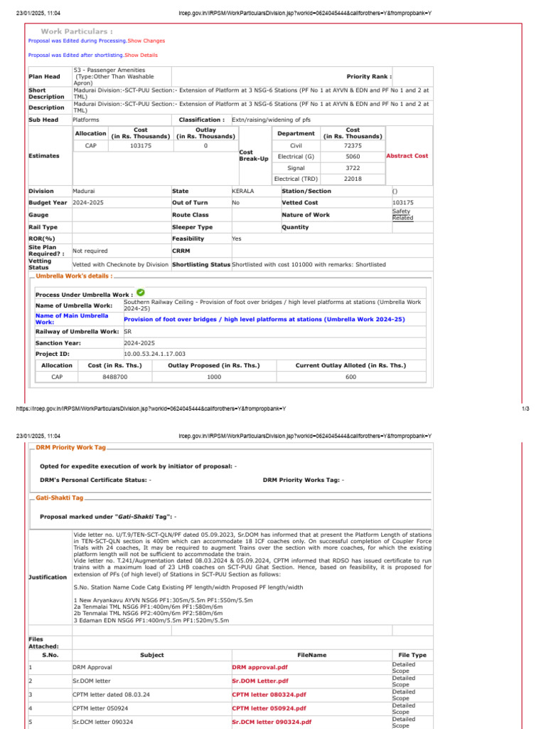 Proposal For PF Extension | PDF | Land Transport | Transport