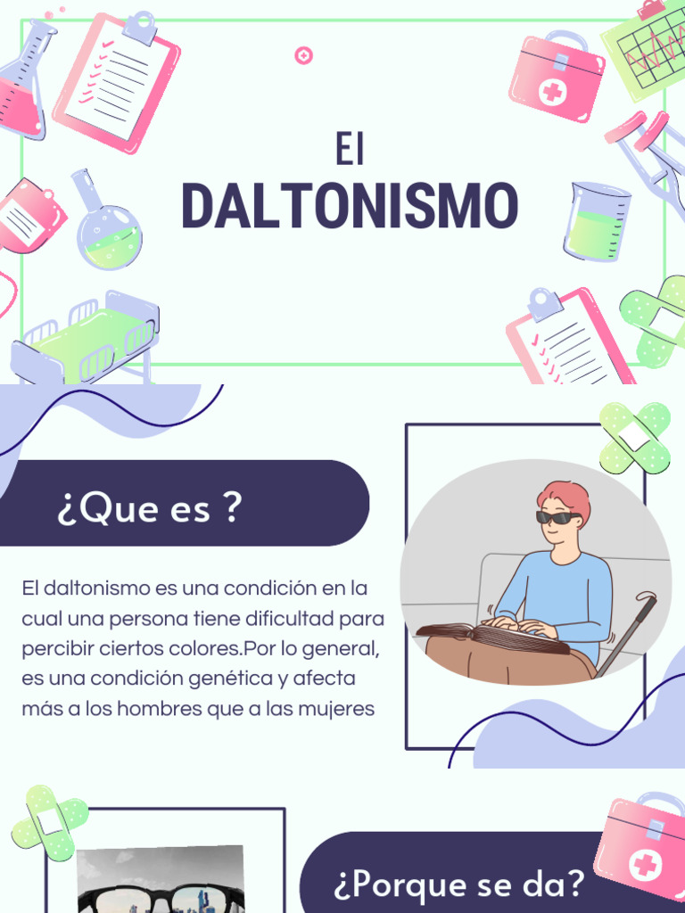 Daltonismo: Causas y Consecuencias | PDF