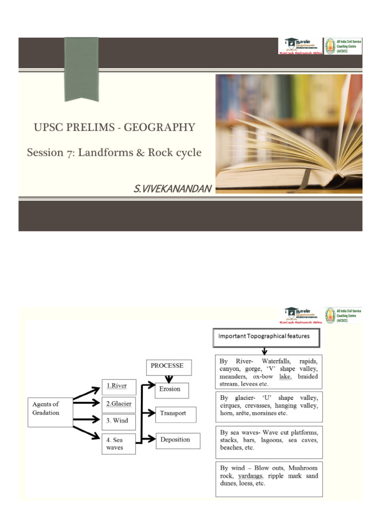 Landforms & Rock Cycle | PDF