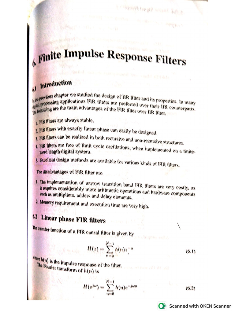 Fir Filters | PDF