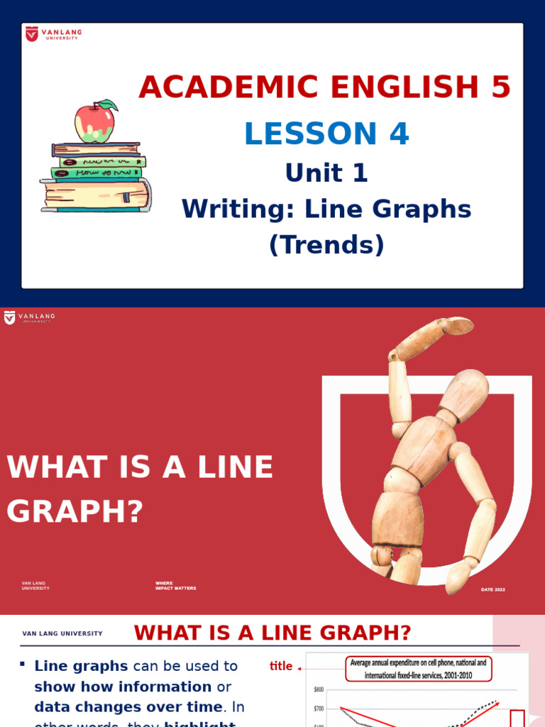 In-Class AVTC5 - Lesson 4 - Unit 1 - Writing, Line Graph | PDF | Noun ...