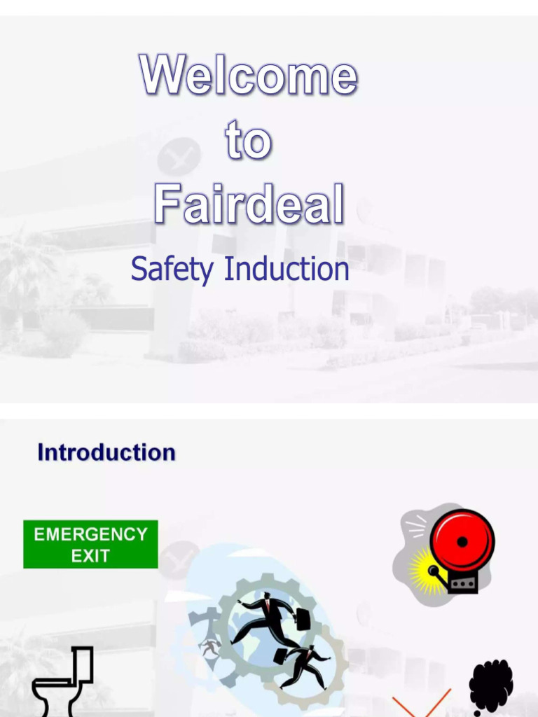 Hse Safety Induction Training | PDF