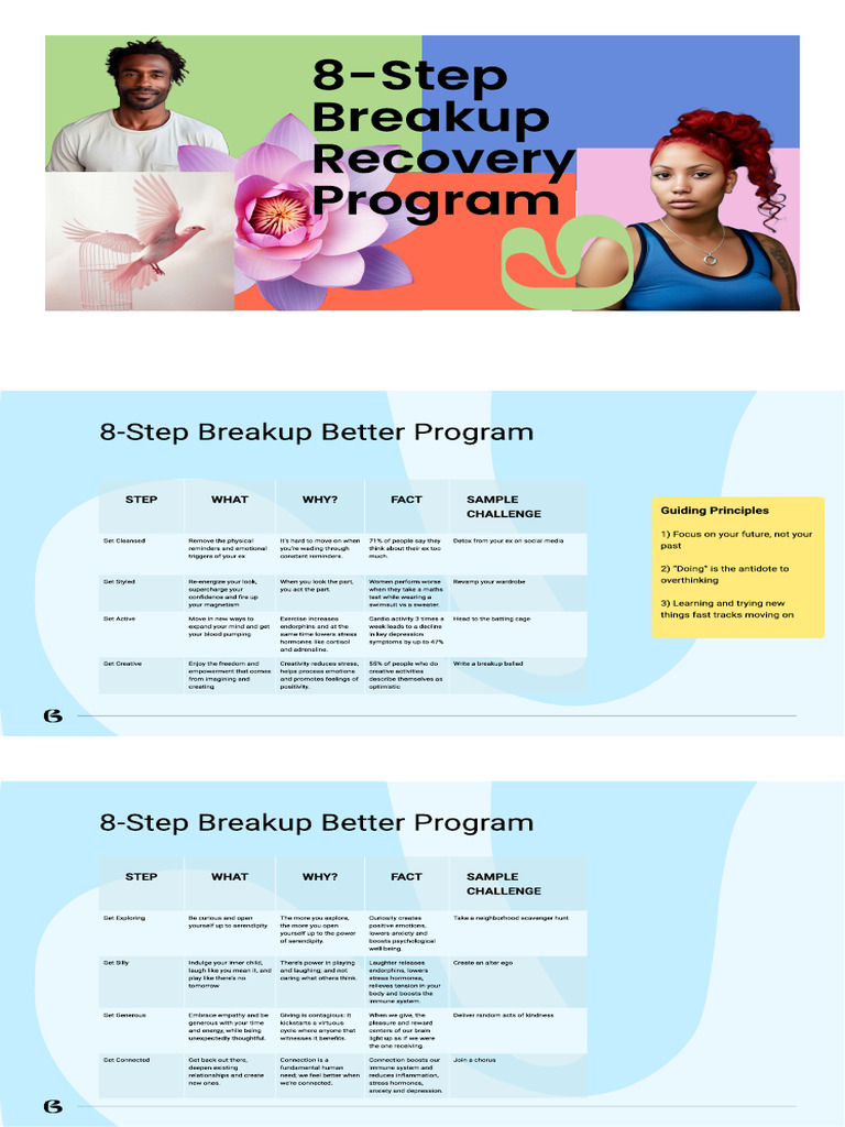 8 Steps to Breakup Recovery | PDF | Laughter | Psychology
