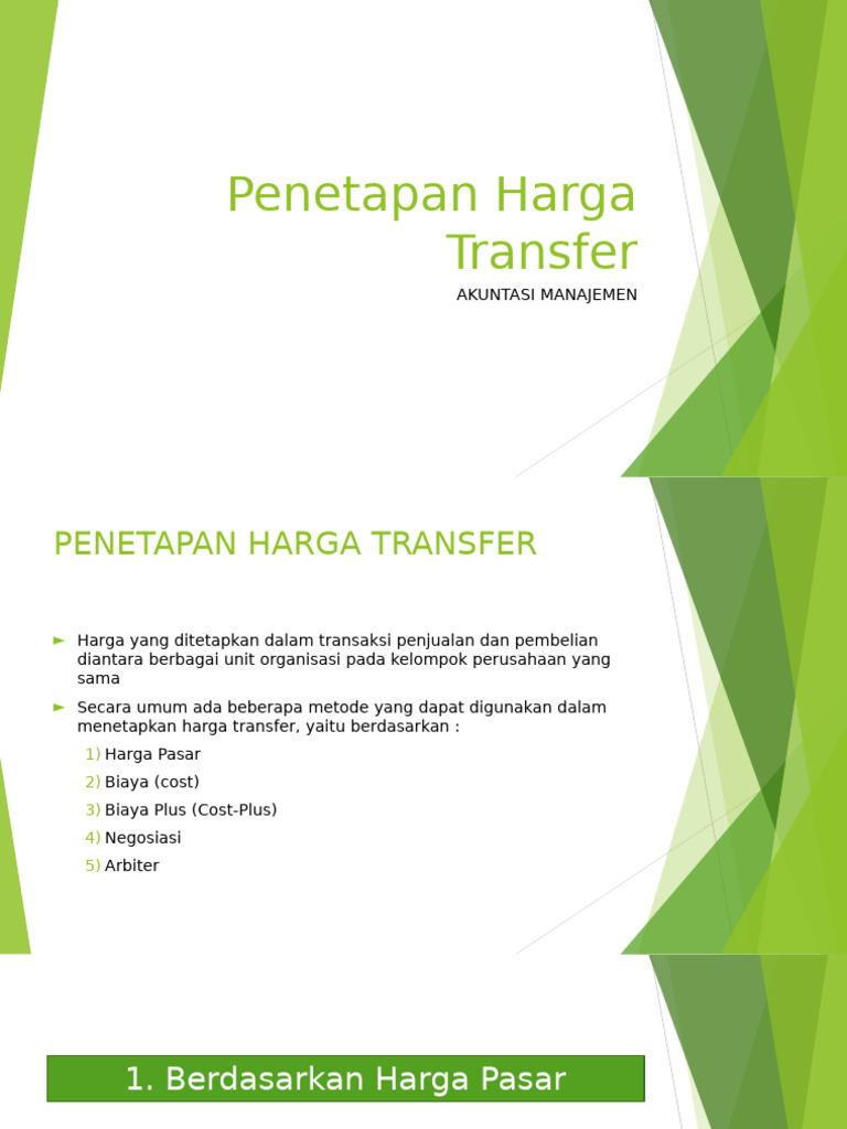 Penetapan Harga Transfer | PDF