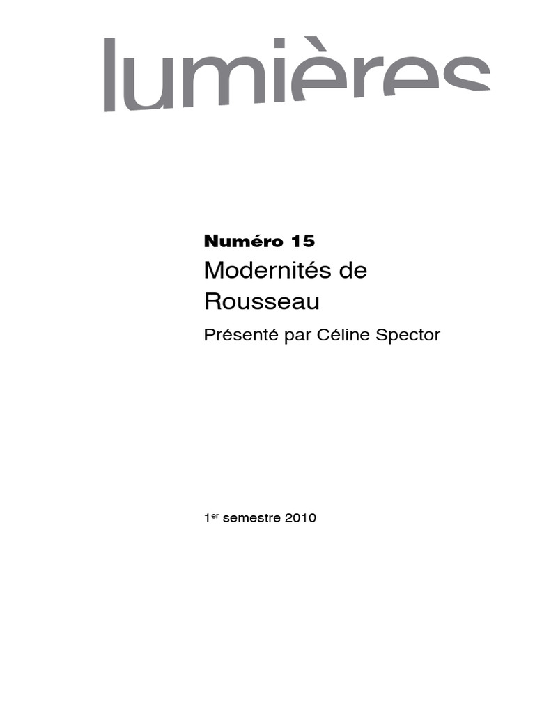 Rousseau et la justice selon Walzer | PDF | Jean-Jacques Rousseau ...