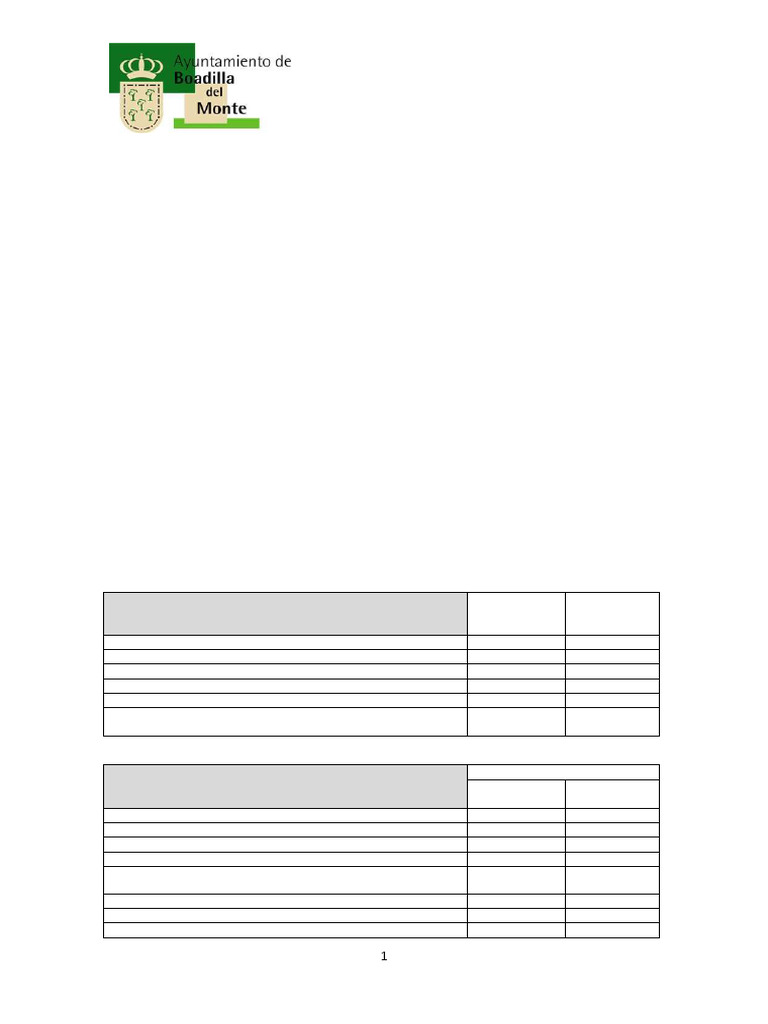 2018-Precio Publico Centro Deportivo Beone Boadilla | PDF