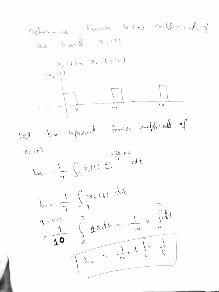 Complex Fourier Series Example (1) | PDF