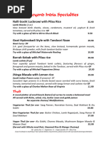 TDH Menu June 2nd Week | PDF | Food And Drink Preparation | Western Cuisine