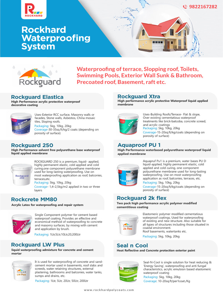 10 KG Aquaproof Pu Waterproofing Chemical | PDF | Concrete | Mortar ...