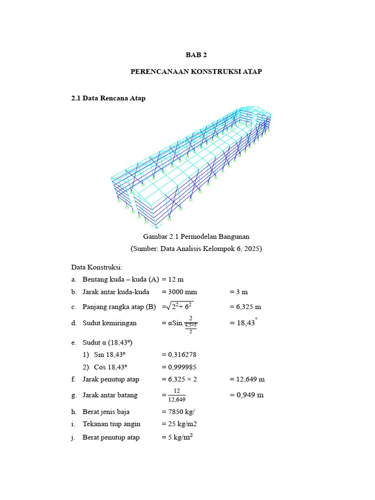 Bab 2 Perencanaan Atap | PDF