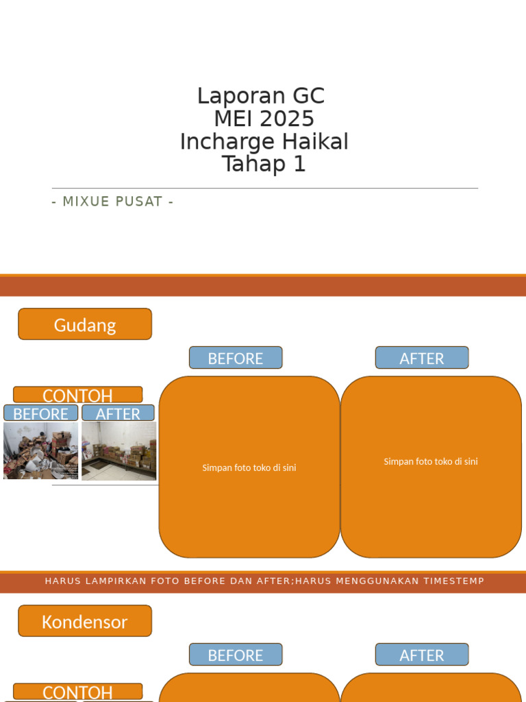 Template Laporan GC-1 MEI | PDF