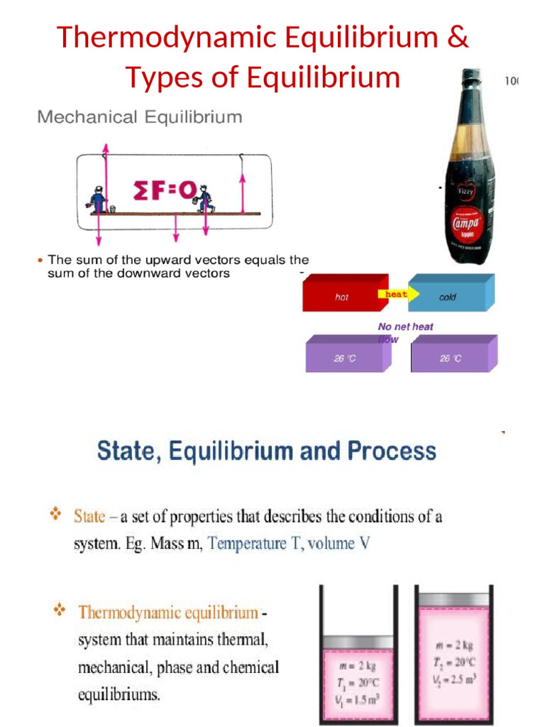 Unit 1 Equillibrium & Its Types | PDF | Thermodynamic Equilibrium | Thermodynamics