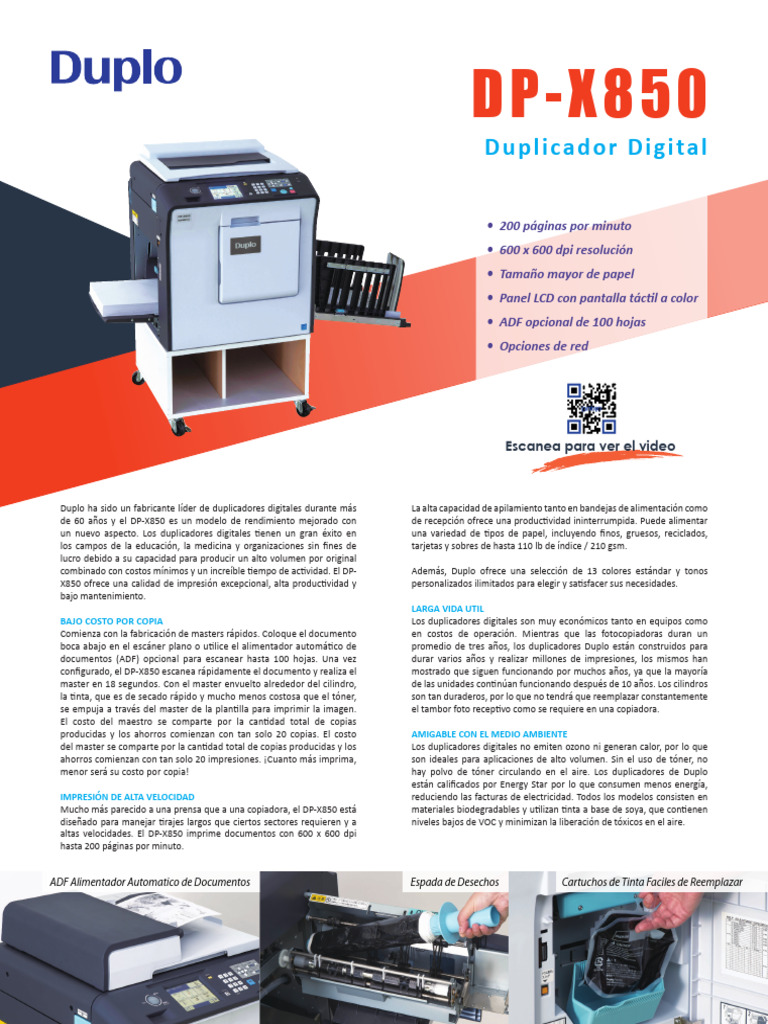 DP-X850-Brochure_SP_0422 | PDF