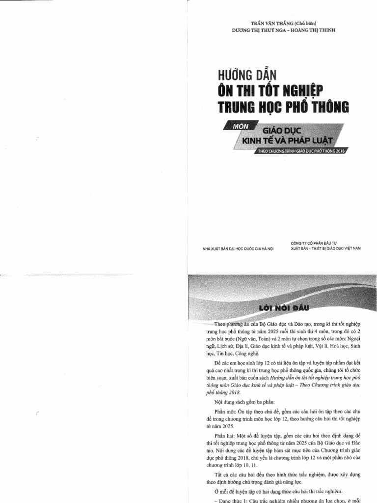 Ônthi TN 2025-Nxb ĐHQGHN | PDF