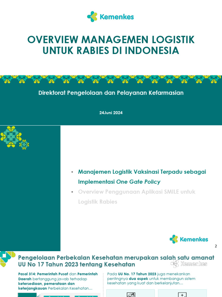 Penggunaan Aplikasi SMILE untuk Rabies | PDF
