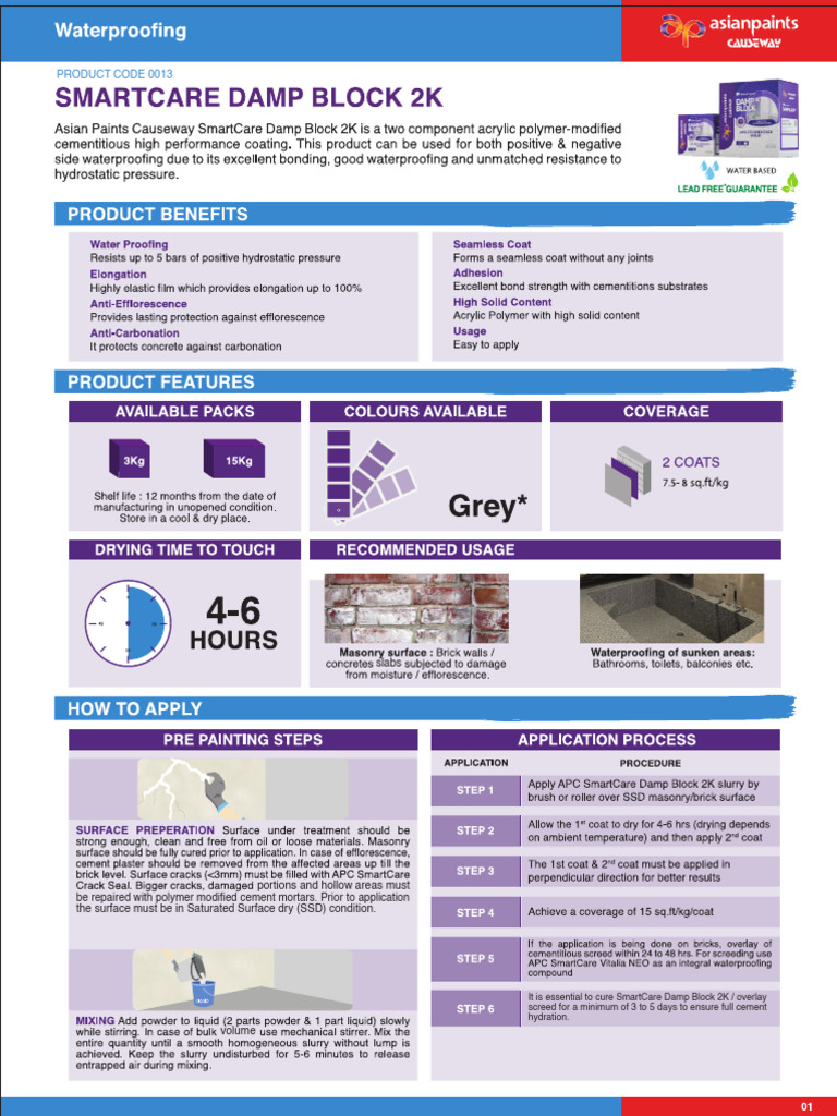 Damp Block 2K Pis | PDF