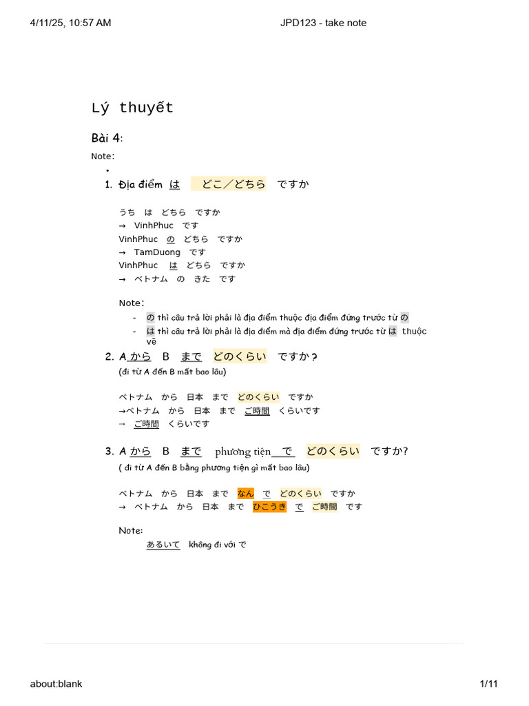 JPD123 - Take Note | PDF