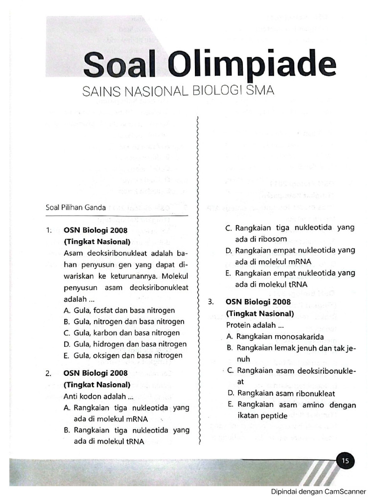 Biologi Sel | PDF