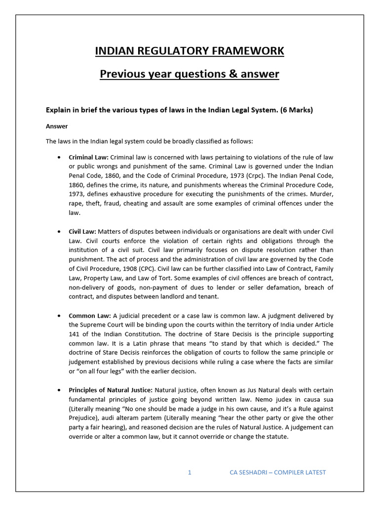 IRF Compiler With Answers | PDF | Criminal Law | Supreme Court Of The ...