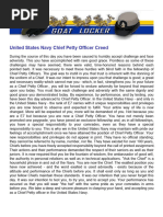 Chief Petty Officer's Creed | PDF