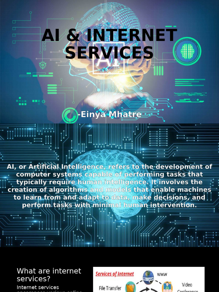 AI's Role in Internet Services Explained | PDF | Artificial ...