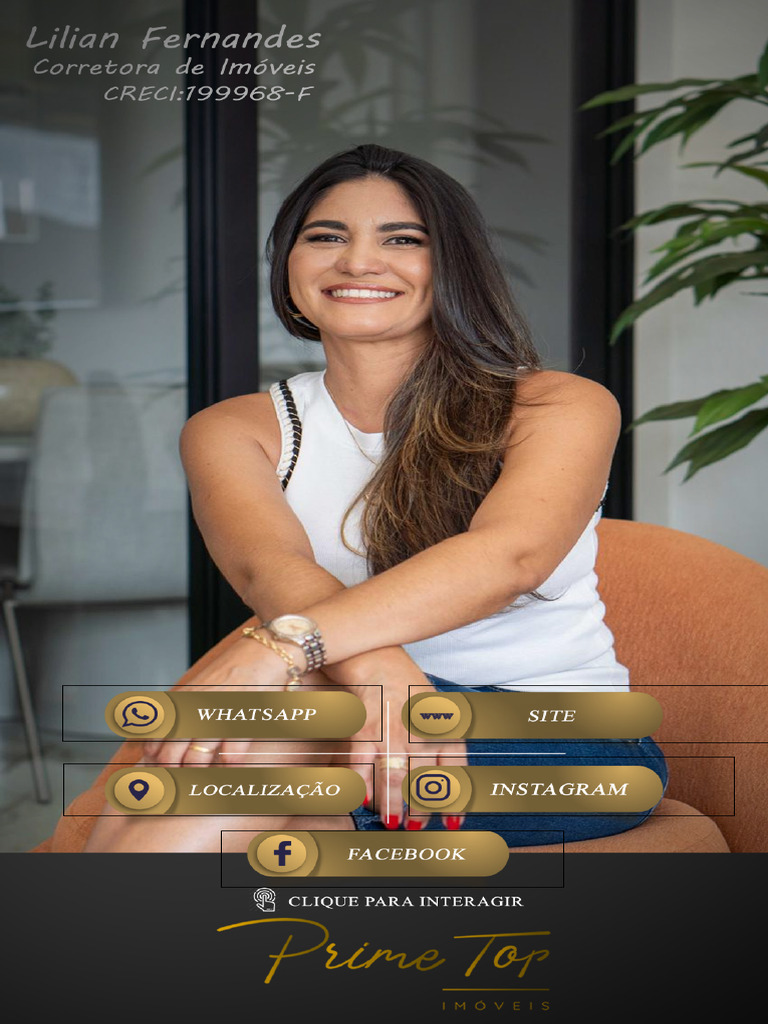 Cartão Digital Lilian Fernandes Corretora de Imóveis. | PDF