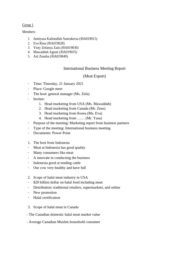 Scope of Halal Meat Industry in USA | PDF