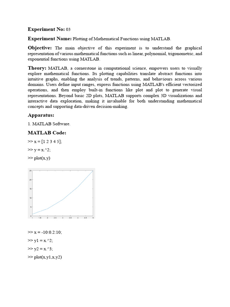 Experiment No 03 | PDF