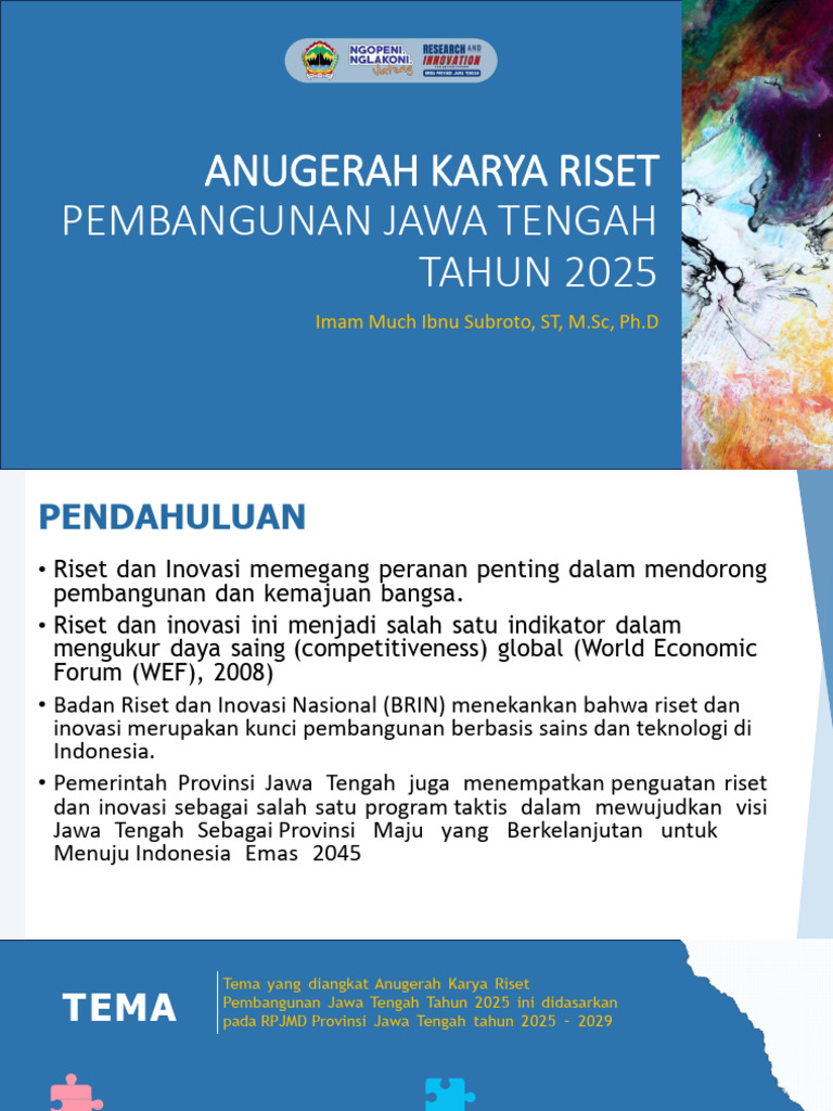Launching Anugrah Riset BRIDA 2025 | PDF